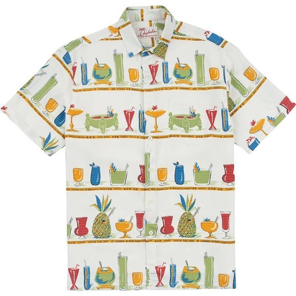 Kahala | Shirts | Kahala Hana Hou Hawaiian Aloha Shirt Natural 95s Heritage Print | Poshmark